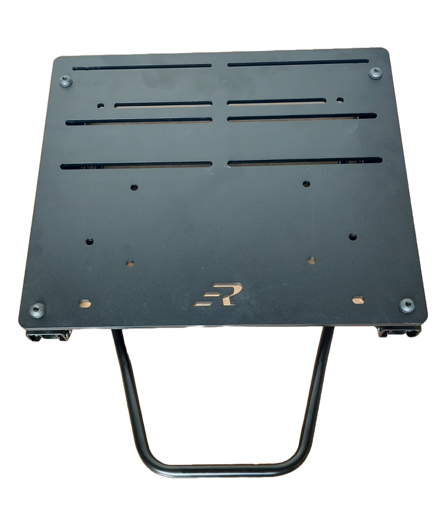 Pedal plate on sliders – Sim Racing Seats